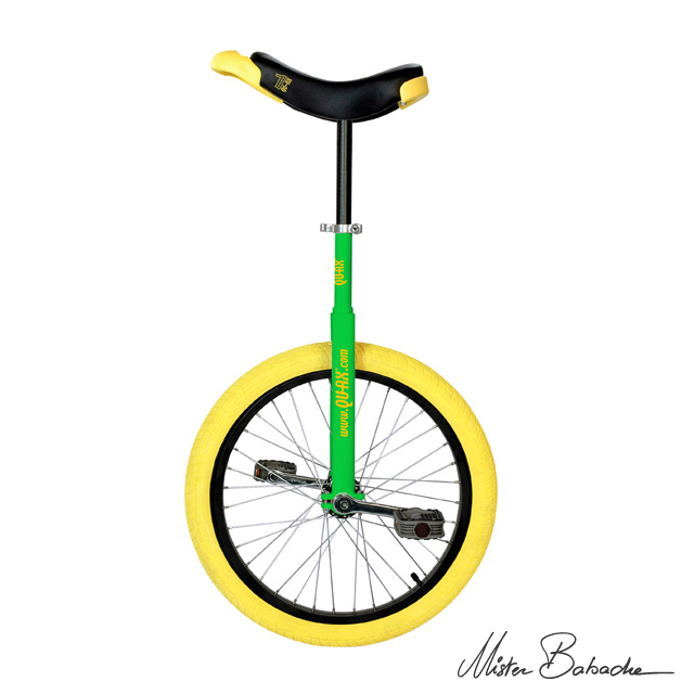 Monocycle Qu-ax luxus 20' - vert | Jonglerie Diffusion SA