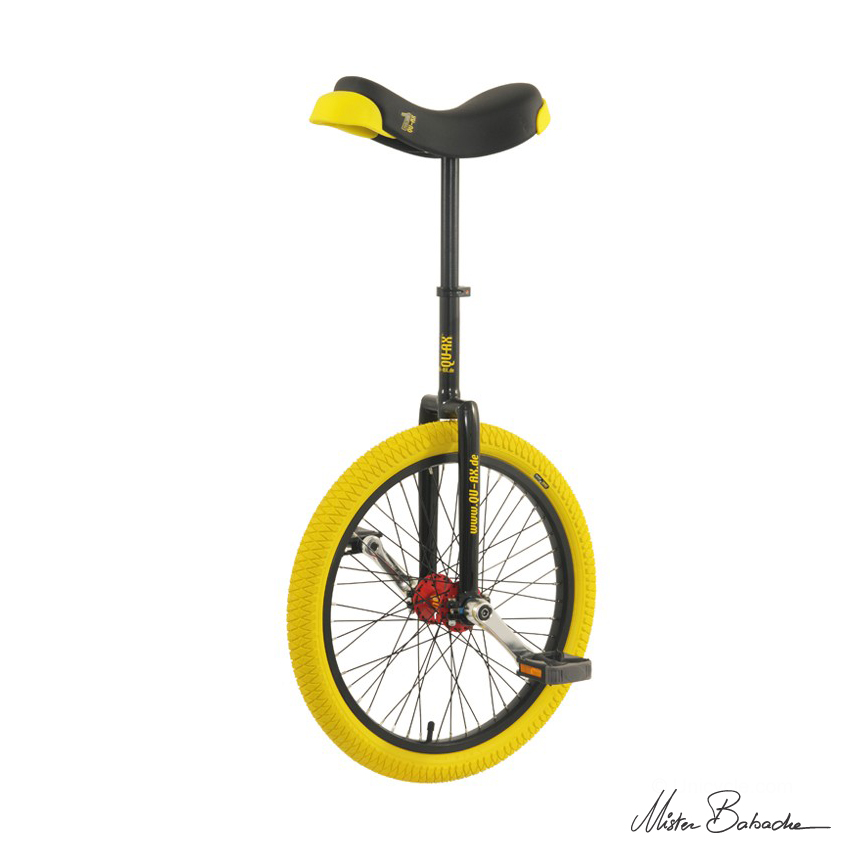 Monocycle Qu-ax profi 20' - noir | Jonglerie Diffusion SA